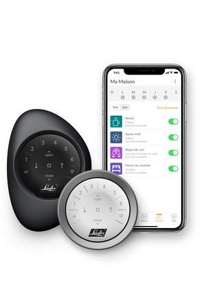 Superposition de stores et de rideaux - luxaflex.fr